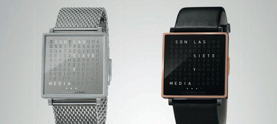 Nuevos relojes QLOCKTWO Fine Steel y Bicolor